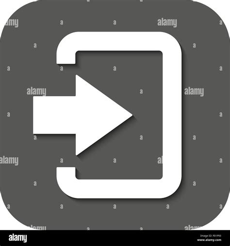 The Login Icon Entry And Input Authorization Symbol Flat Stock Vector Art And Illustration