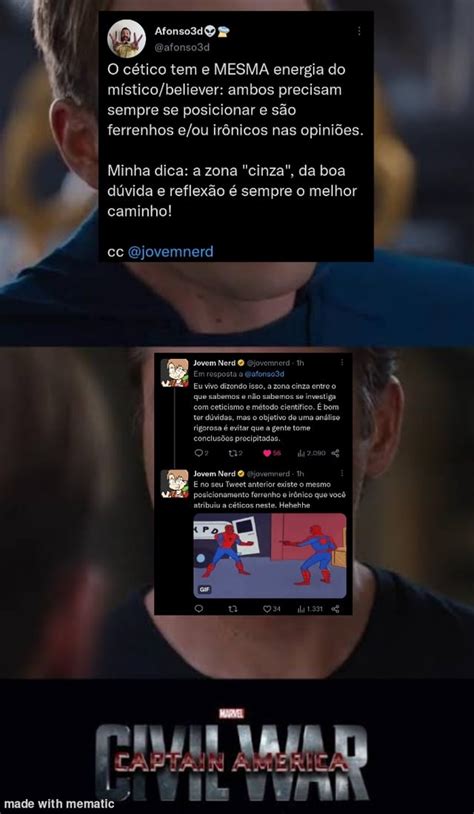 Civil War Jovem Nerd R Jovemnerd