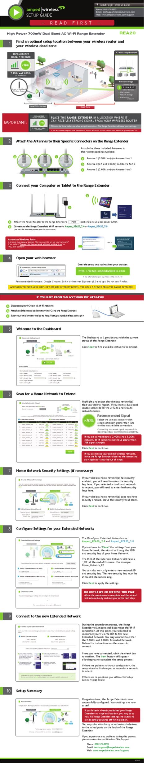 AMPED WIRELESS REA SETUP MANUAL Pdf Download ManualsLib