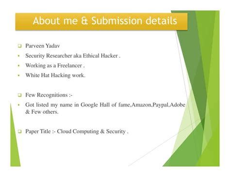 Cloud Computing And Security Presentation Pdf