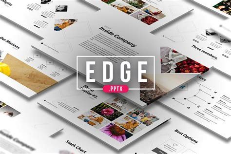 EDGE Powerpoint Template Powerpoint Templates Presentation Design Template Creative