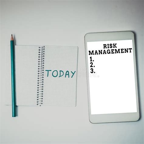 Writing Displaying Text Risk Management Internet Concept Assessing And
