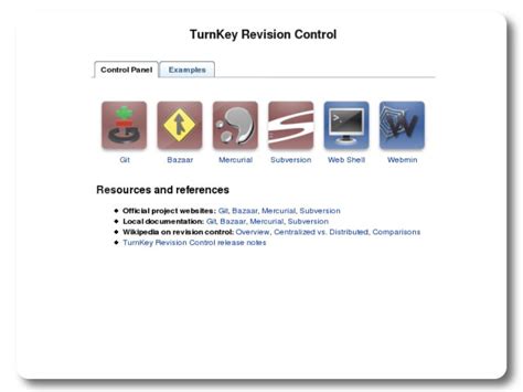 Revision Control All In One Code Repository TurnKey GNU Linux