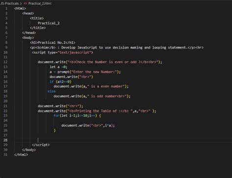 Js Practical N02 Aim Develop Javascript To Use By Sih Admin