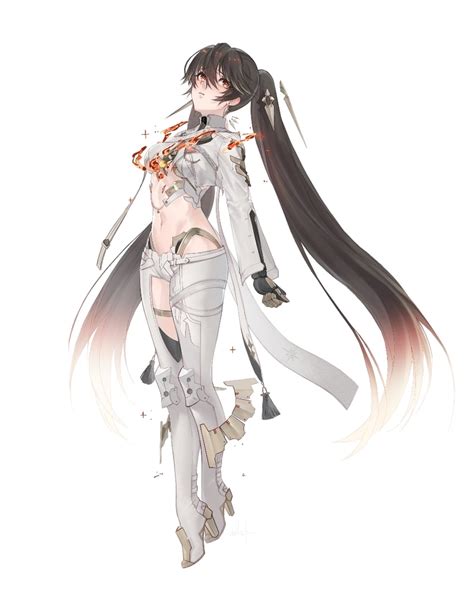 Lucia And Lucia Pyroath Punishing Gray Raven Drawn By Deltasonne