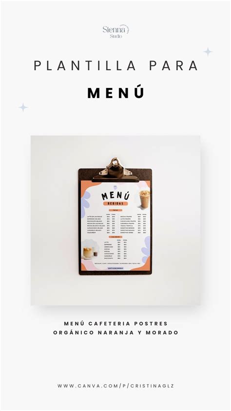 A Menu With A Clipboard Attached To It And The Words Menu Written In