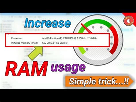 How To Increase Ram Usage YouTube