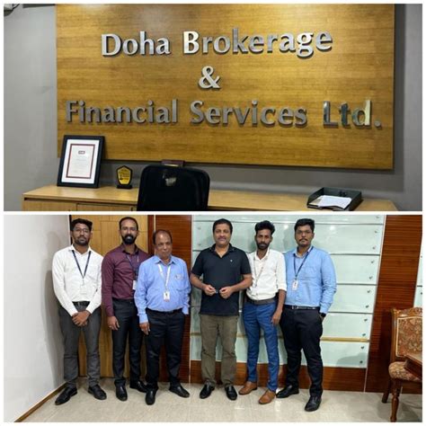 Dranirudhan K K On Linkedin Doha Brokerage And Financial Services Ltd Cochin On February 6