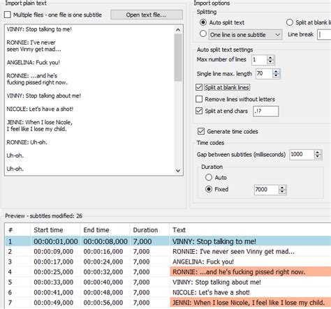Import Plain Text Can Use An Update · Issue 3214 · Subtitleedit
