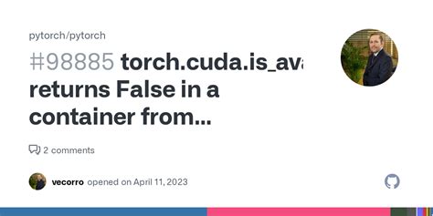 torch cuda is available returns false in a container from nvidia cuda