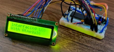 Interfacing 16x2 Lcd With Atmega16 Avr Microcontroller In 4 Bit Mode