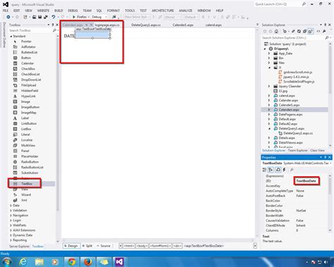 How To Calender Control Datepicker Using Jquery In Aspnet C ~ Screenshotsdrizzles