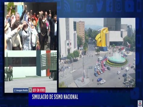 Simulacro Nacional 2022 Suena La Alerta Sísmica En Cdmx Imagen Radio