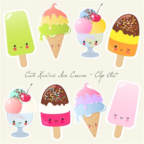 Cute Ice Cream Clipart