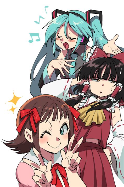 Fujita Umeeda Fuji Amami Haruka Hakurei Reimu Hatsune Miku