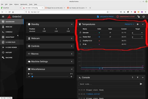 Klipper Tip See Mcu Temps On Dashboard 3d Printing Slicers Setup Problems Makewithtech