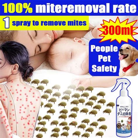 Handl Mite Spray Bed Bugs Killer Remove Dust Mite Spray Non Toxic Insect