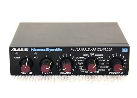 Vintage Original Alesis NanoSynth MIDI Synth Sound Reverb UK