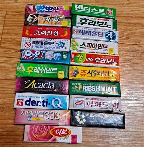 소리전자 오래된 이브 껌등 19개