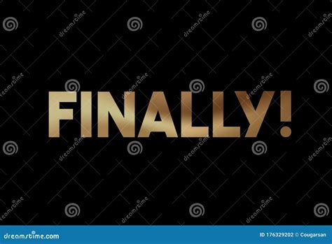 渐变金孤立优雅标准粗体字母字母词finally 向量例证 插画 包括有 葡萄酒 海报 关键字 减速火箭 176329202