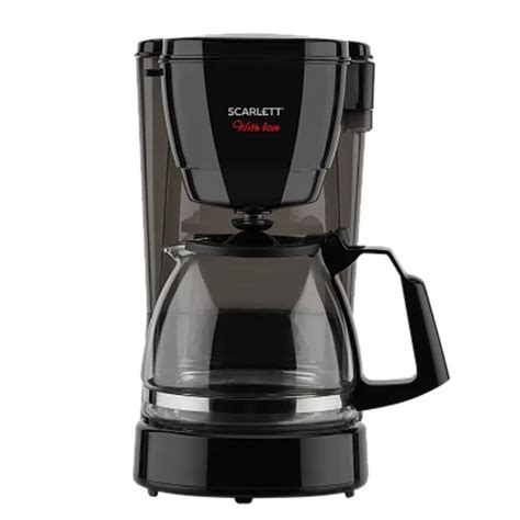 Scarlett Кофеварка капельная SC-CM33008, черный - купить с доставкой по ...