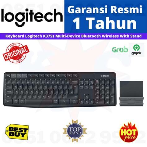 Promo Keyboard Logitech K375s Multi Device Bluetooth Wireless With Stand Diskon 17 Di Seller