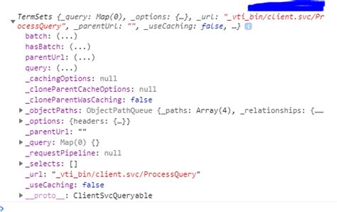 Sharepoint Online What Is Supposed To Be The Return Of Gettermset In