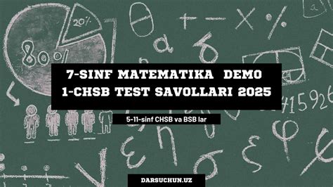 8 Sinf Bsb Savollari Va Javoblari Barcha Fanlardan 1 Chorak Toplam