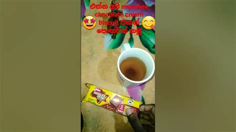 දිව පිනවන චොකලට් බිස්කට් පොගවගෙන කමු Youtubeshorts Youtube