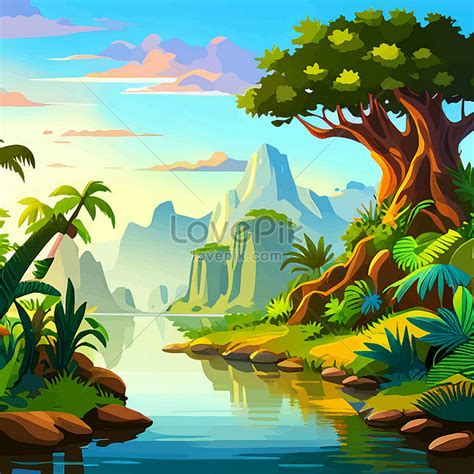 ảnh Phong Cảnh Thiên Nhiên Tươi đẹp Với Chùa Và Núi Trong Hình Nền Minh