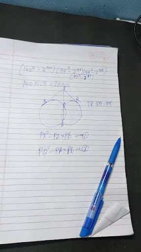 If From Any Point On The Common Chord Of Two Intersecting Circles Tangen