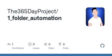 Github The365dayproject1folderautomation