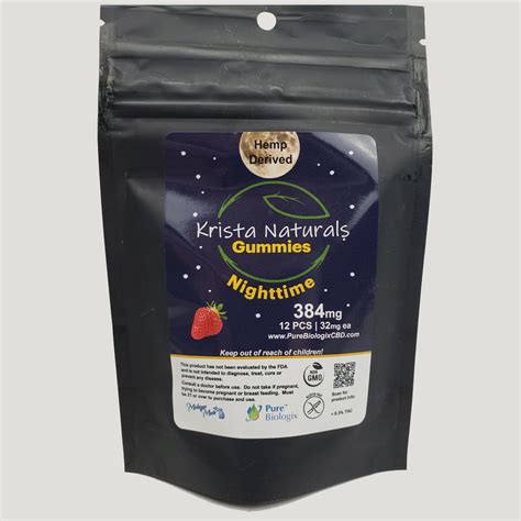 35mg Cbd Wcbn Night Time Krista Natural Gummies Berry Broad