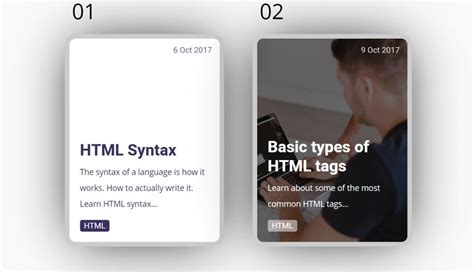 Css Card Layout Examples With Code Snippets Onaircode