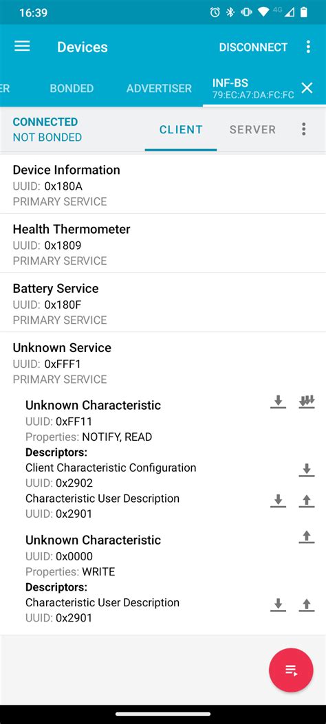 custom service not found · issue 1079 · hbldh bleak · github