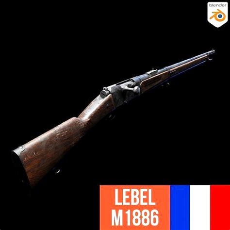 Lebel 1886 3d Model