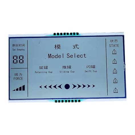 Customized Size 7 Segment Lcd Display Shenzhen Smart Dot Matrix Lcd