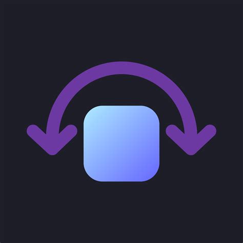 Wobble Animation Flat Gradient Fill Ui Icon For Dark Theme Video Effects Editor Camera Shake