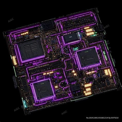 Ai创作图smt原创设计 Ti设计 电路板素材 Gpu渲染 智能电路板 芯片工业40工业科技 信息时代芯片电路蚀刻 电路板造型 芯片线路板 多核cpu处理器 3d电视逻辑板 电路主板开发 超薄