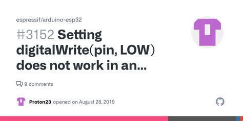 Setting Digitalwritepin Low Does Not Work In An Object Class · Issue