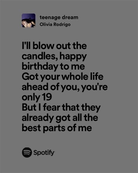 Ill Blow Out The Candles Happy Birthday To Me•spotify Lyrics Frases
