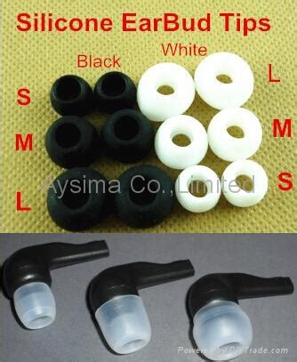 Silicone Rubber In Ear Eartips Oem China Manufacturer Earphone Headphone Computer