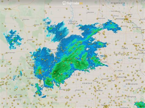 North American Radar Weather Map Map