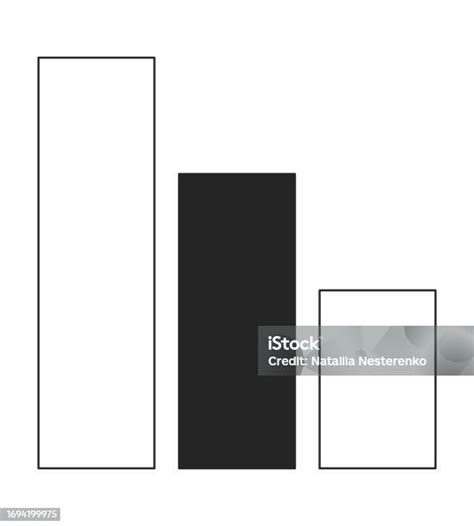 Column Graph Flat Monochrome Isolated Vector Object Stock Illustration Download Image Now Istock