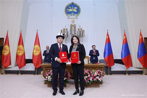 Монгол Киргизийн хамтын ажиллагааны комиссын дүрэмд гарын үсэг зурлаа