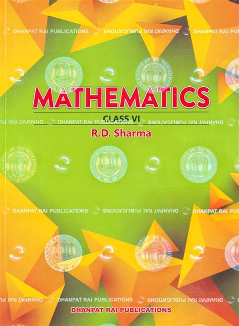 Rd Sharma Class 6 Maths 2024 Edition Mathematics For Class Desertcart Sri Lanka