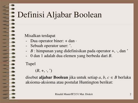 Ppt Aljabar Boolean Powerpoint Presentation Free Download Id5804128