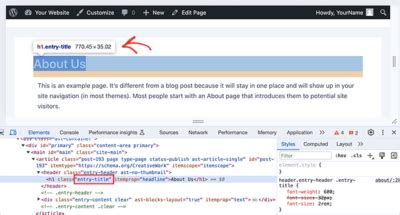 How To Hide Your Page Title In WordPress Methods