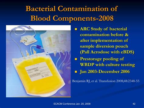 Ppt Bacterial Testing Of Platelet Components 2008 Update Powerpoint Presentation Id 1091437