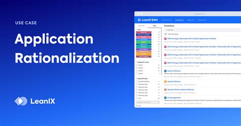 Application Rationalization Solution Leanix